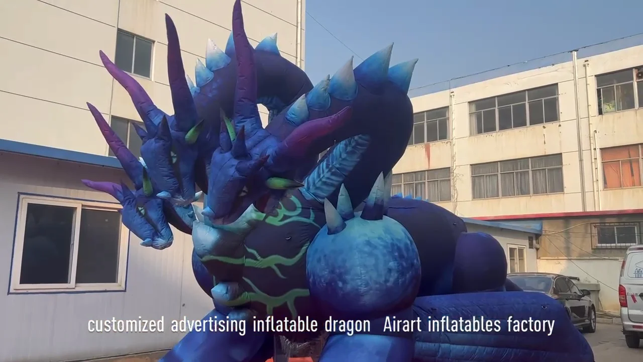 Highly Realistic Inflatable Dragon Model Chinese Dragon Head - Buy Air ...