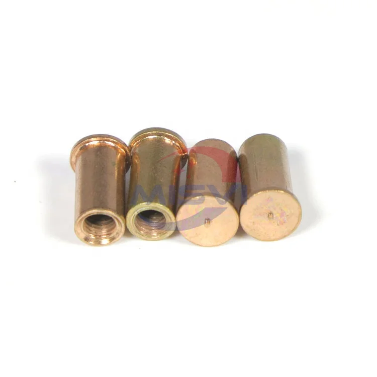 Copper Carbon Steel M6 M8 M10 Internal Thread It Type Welding Studs ...