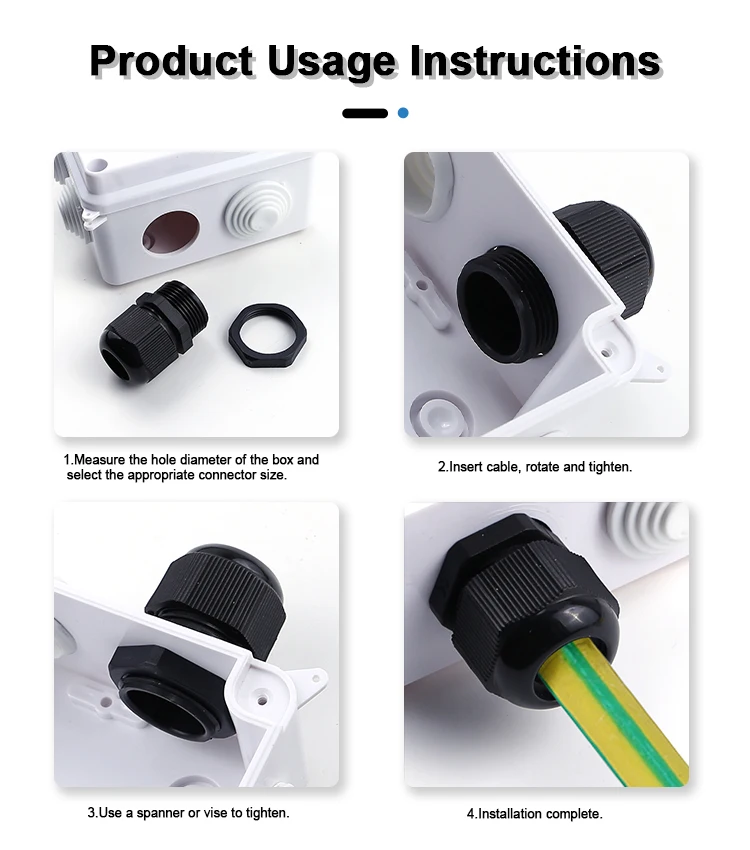IP68 Waterproof Cable Glands - Durable & Reliable Protection