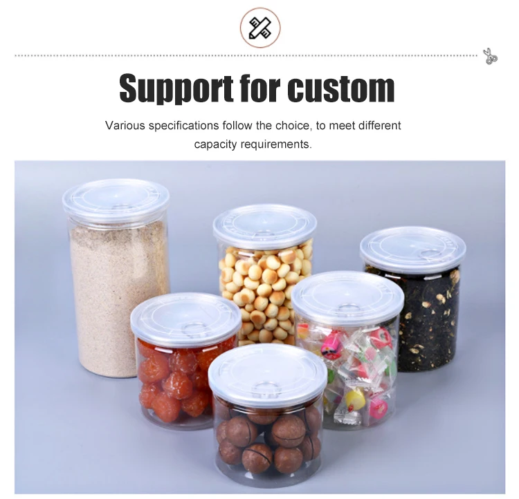 High Quality Mini Pet Cans Plastic Easy To Pull Jars - Buy Fancy 100ml ...