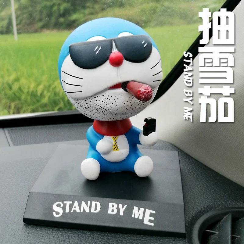 Doraemon Cartoon Figure Dolls Cute Doraemon Anime Model Toy Shaking ...