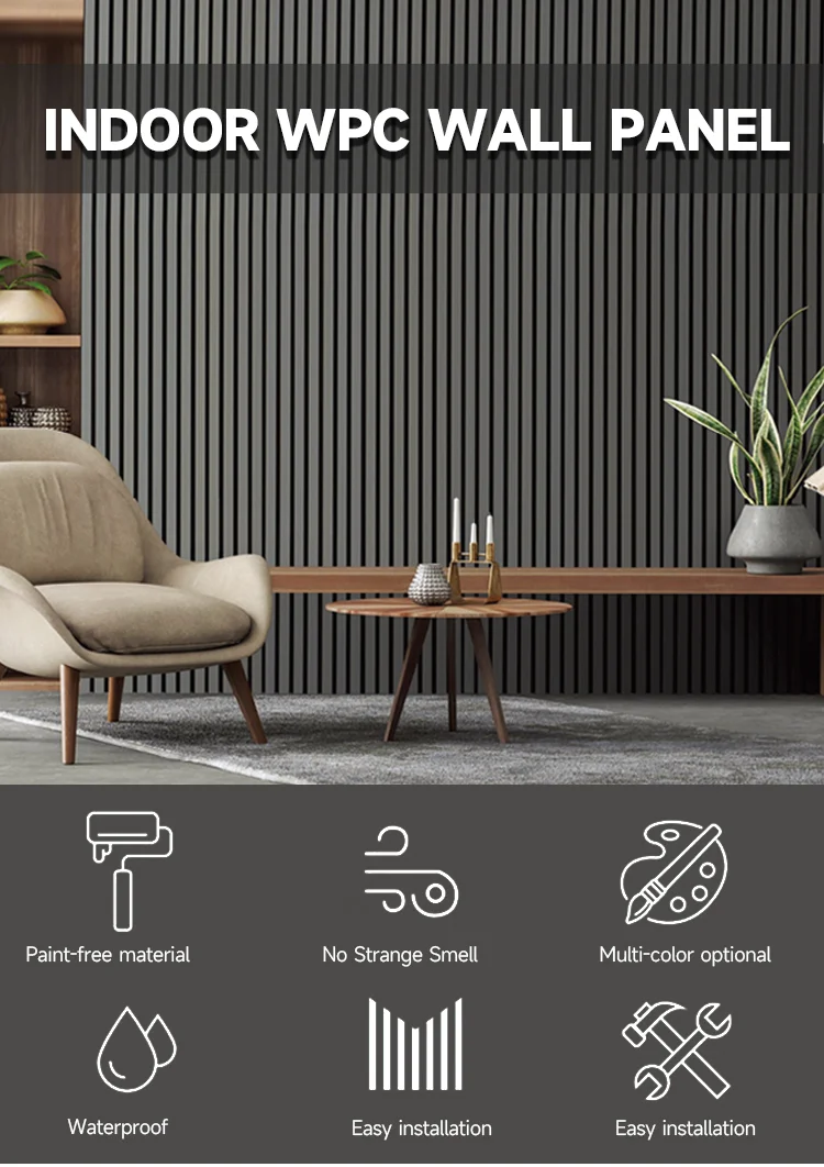 Pvc Wpc Indoor Wall Panel Wood Grain 168*23 - Buy Pvc Wpc Indoor Wall ...