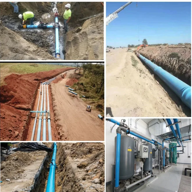 Upvc Water Main Pipes For Potable Water Pressure Main Distribution ...