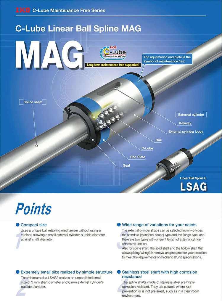 Ball Spline For Semiconductor Packaging Equipment Lsag4 Lsaglt5 ...