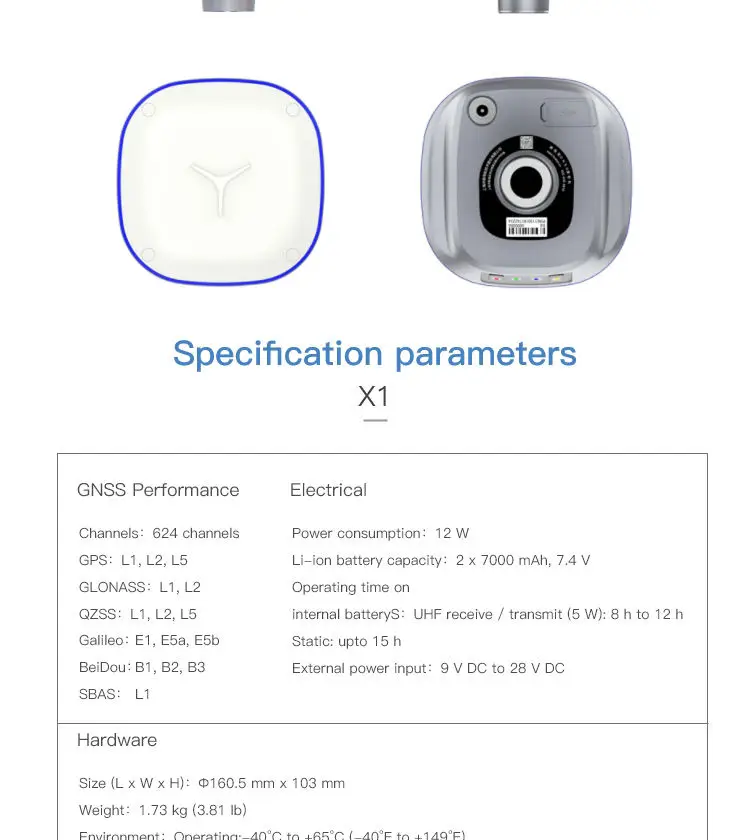 Chc X1/ibase Dual Frequency Gnss Receiver Cheap Survey Equipment Price ...