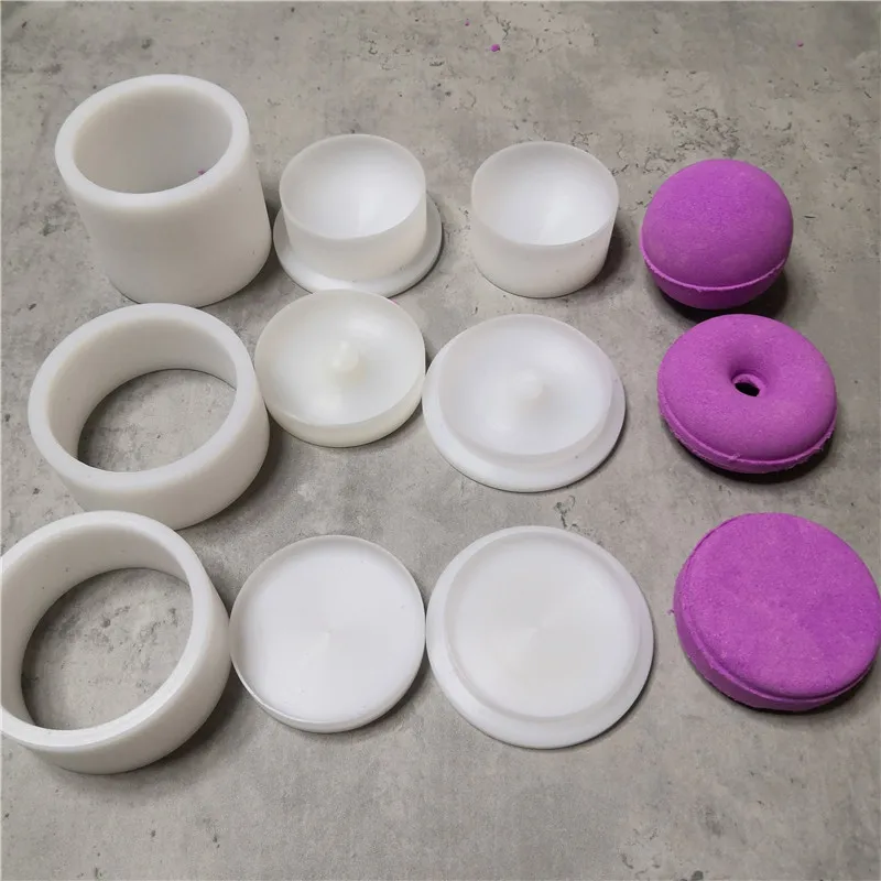 Early Riser Plastic Round Doughnut Ball Shape Solid Shampoo Press Bar ...