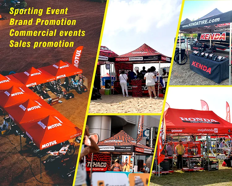 20ft Outdoor Exhibition Advertising Logo 600D Fabric Canopy Gazebo ...