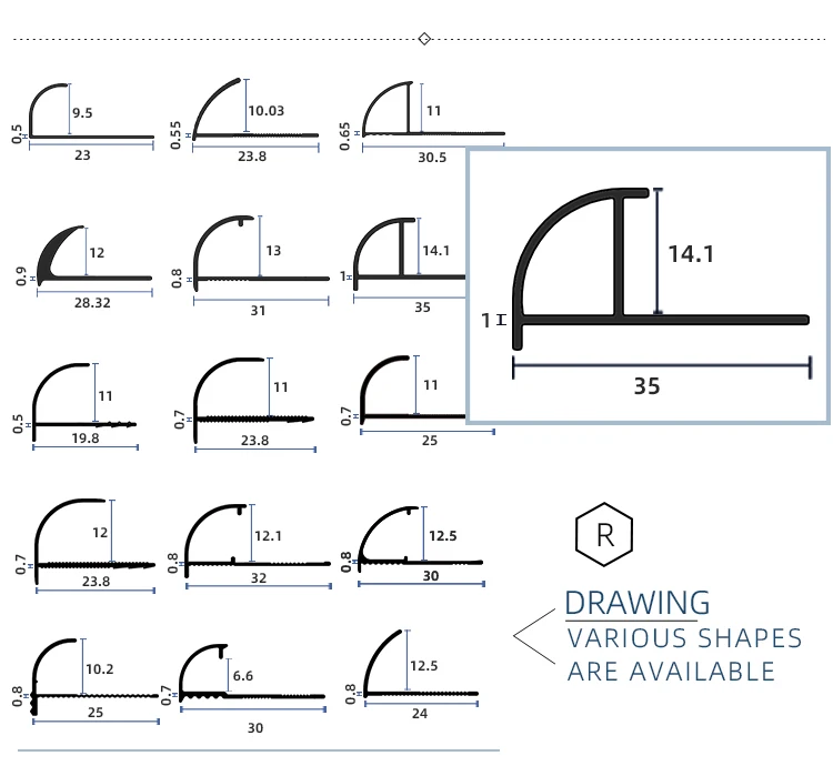 Pakistan Tile Trim Aluminium Corner Tile Trim Profile Aluminium Tile ...