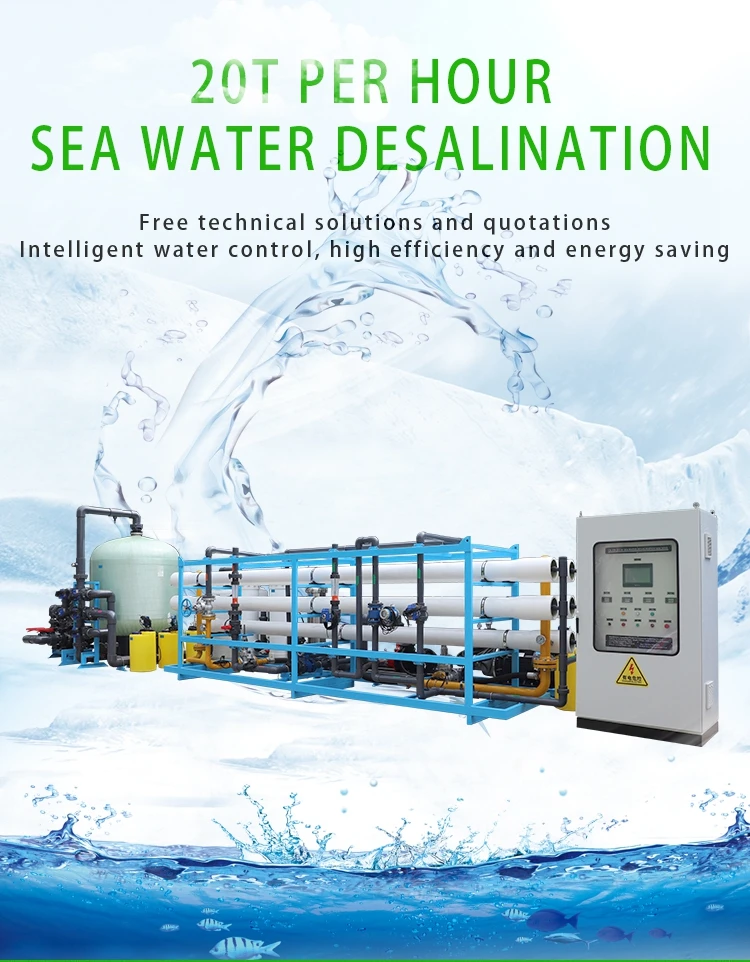 Ro Seawater Desalination/reverse Osmosis Purification Sea Water Filter ...