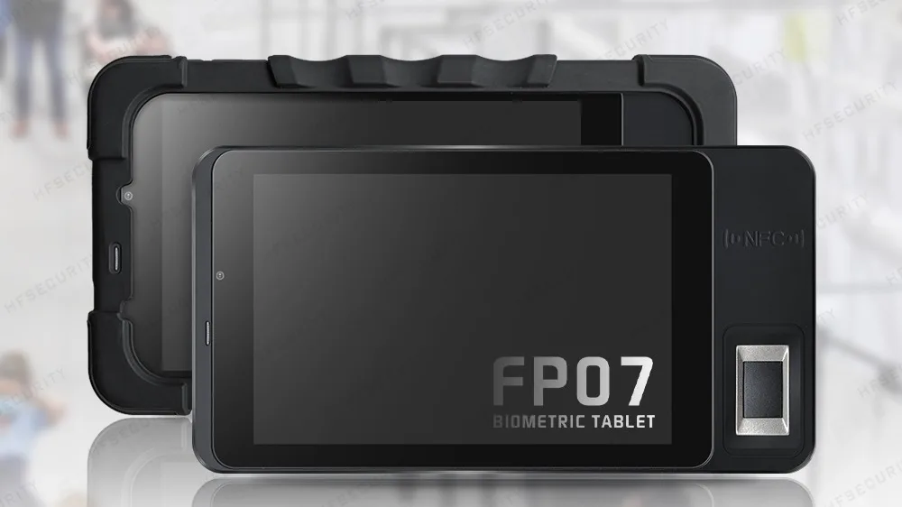 Hfsecurity 4g Barcode Sim Card Fingerprint Reader 7 Inch 508dpi ...