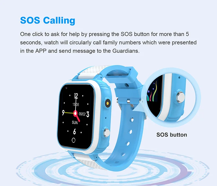 Ips Touch Screen Ip67 4g Sim Card Video Calling Hd Camera Kids Girls ...