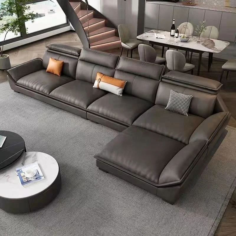 L Shape Sofa - Luxury Tech Cloth Design for Modern Living