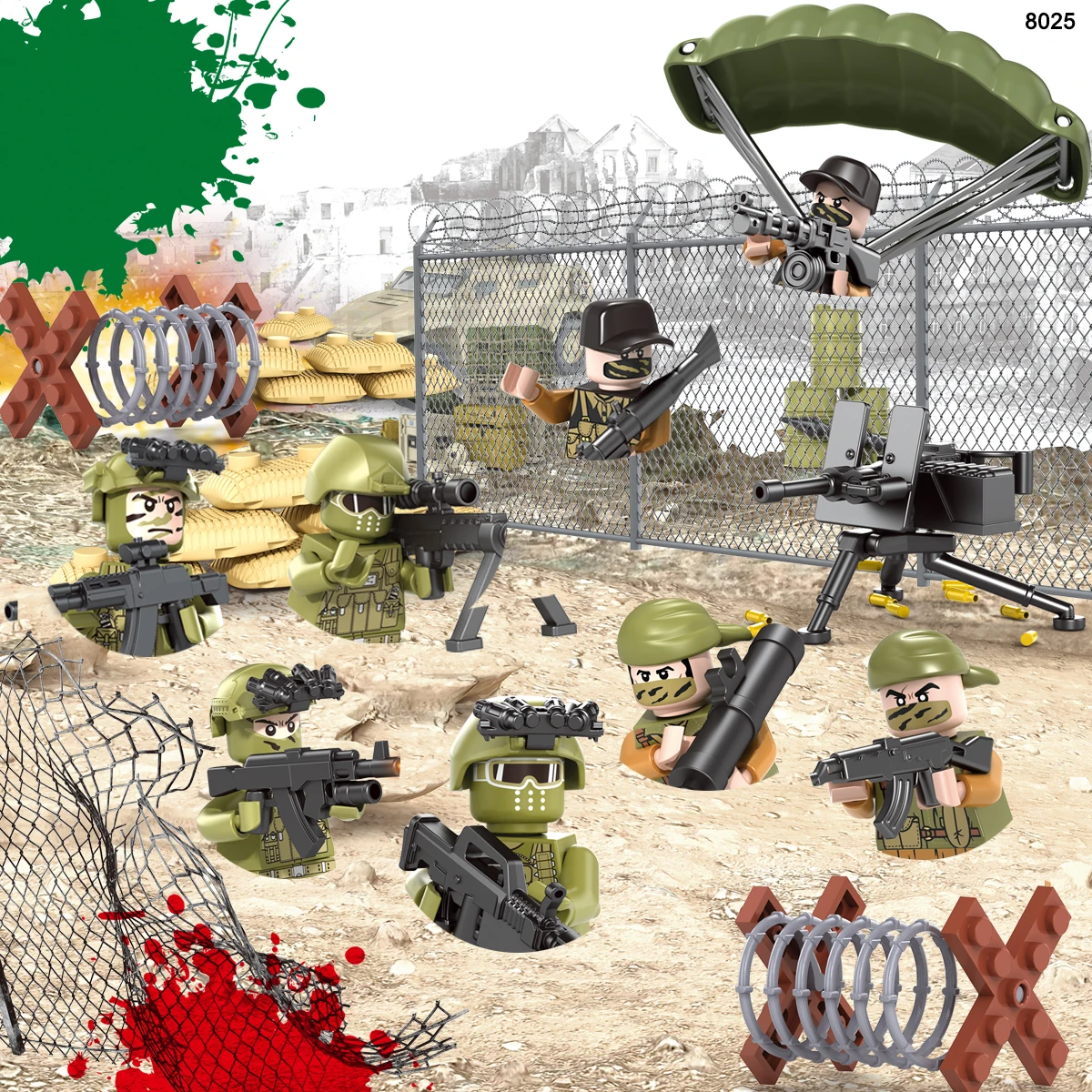 Reloaded Firepower World War Ii Military Mini Soldier Figure Assembled ...