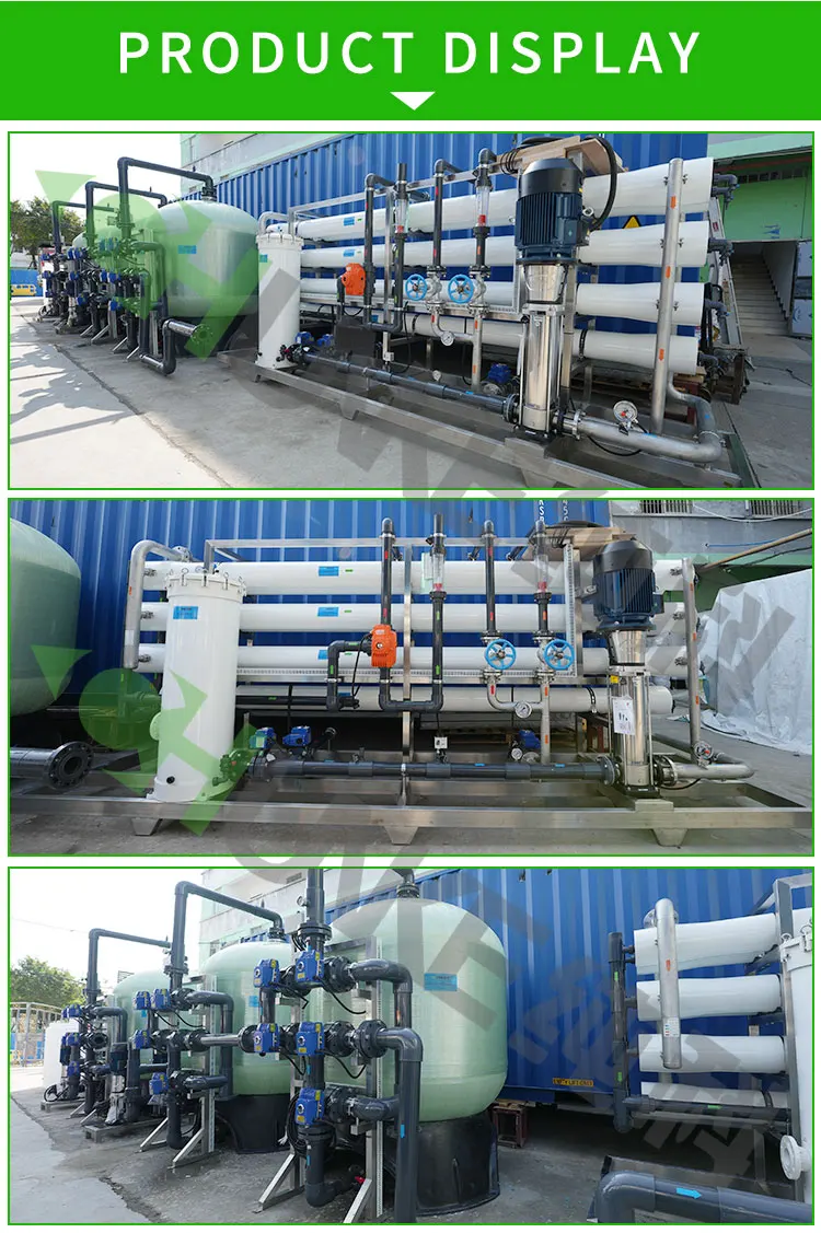 Seawater Desalination Pump Well Water Treatment Package Reverse Osmosis ...