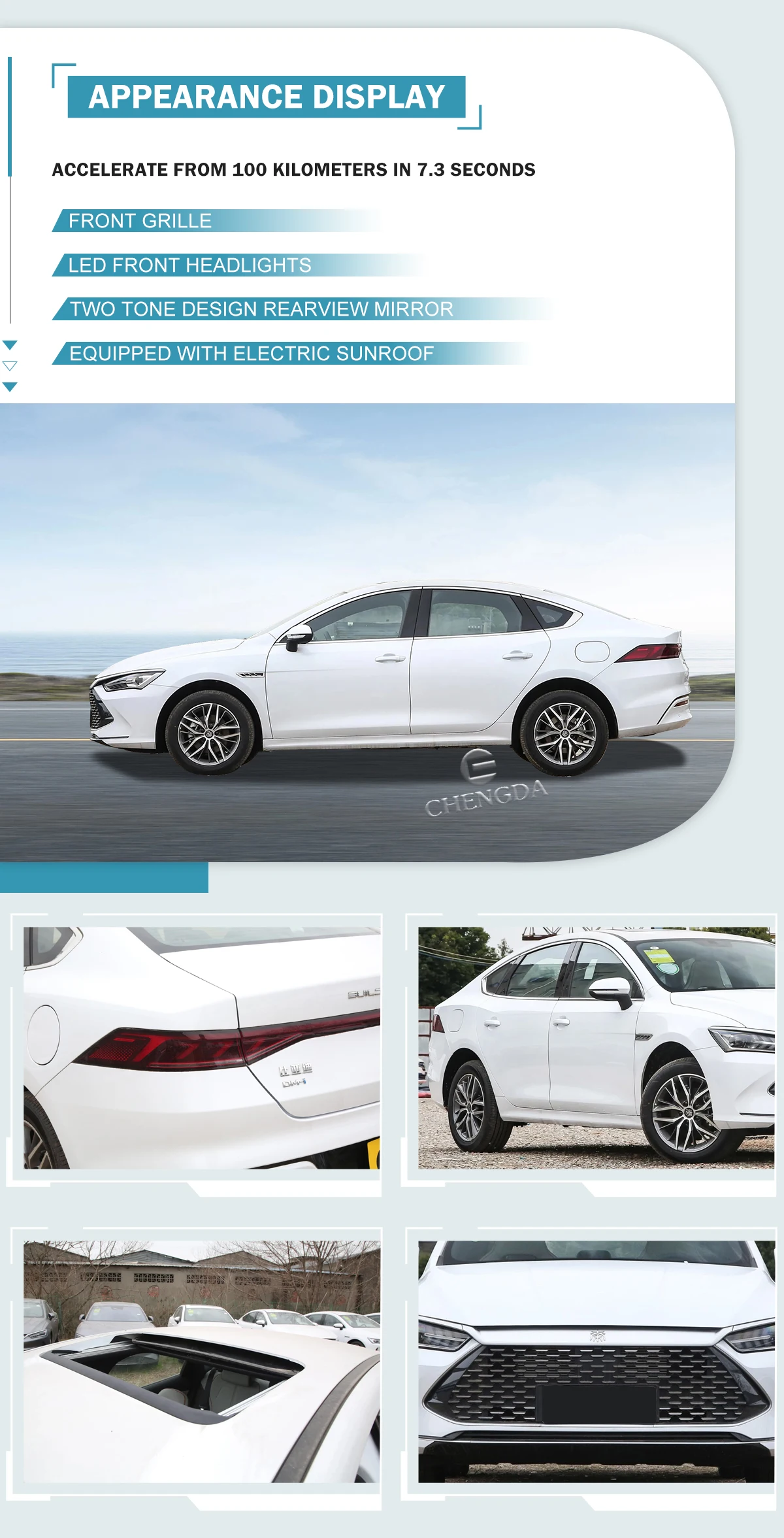 China Electric Byd Taxi Use Byd Qin Plus Dm 110hp 4 Doors Byd Car Cheap ...