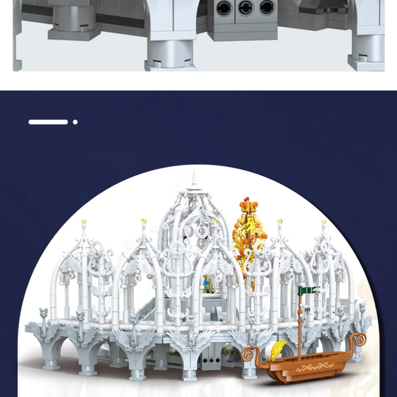 Baka 33239 New Fairyland Pavilion City Model MOC Puzzle Educational ...