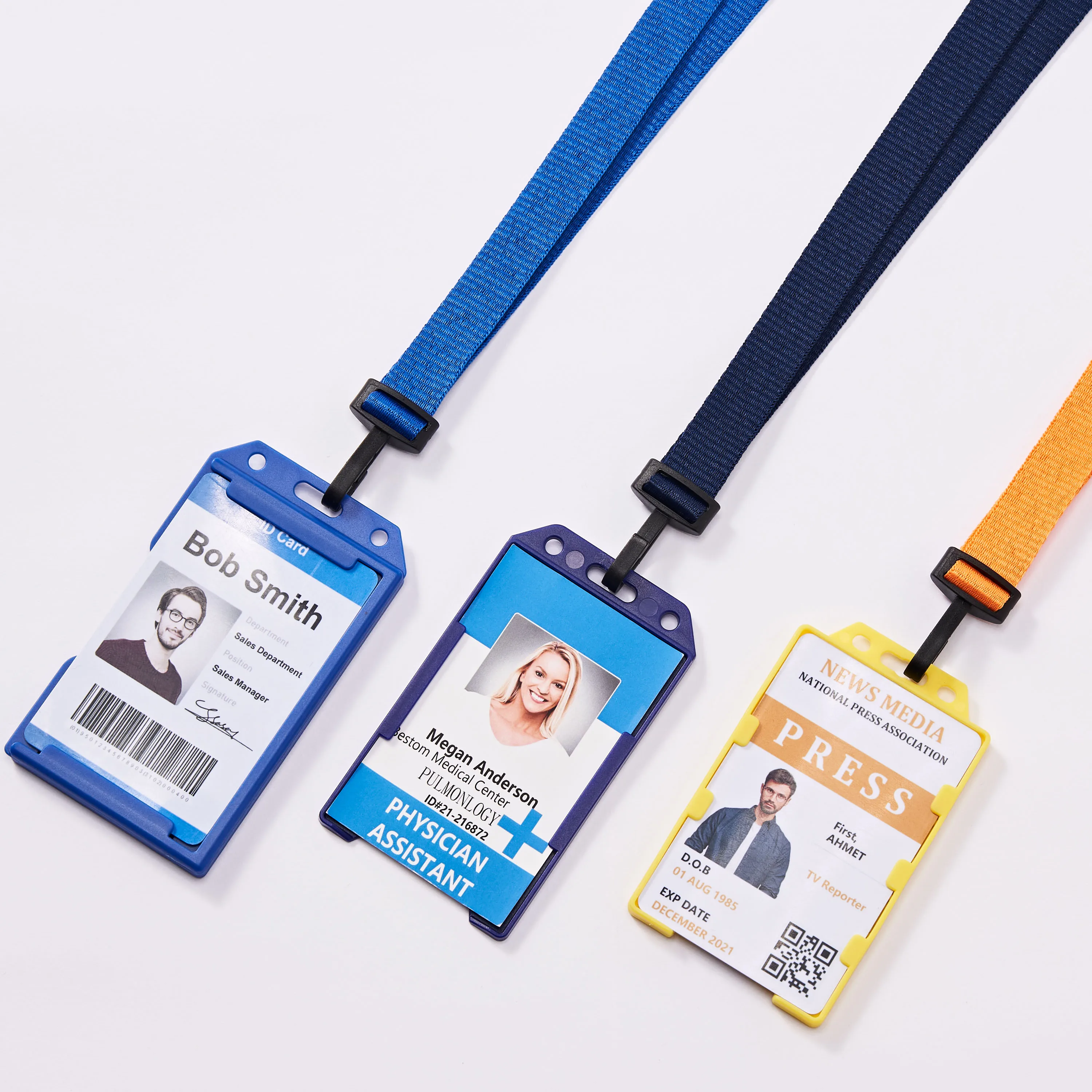 Bestom 16mm Flat Ribbed Polyester Lanyard With Breakaway And Narrow ...