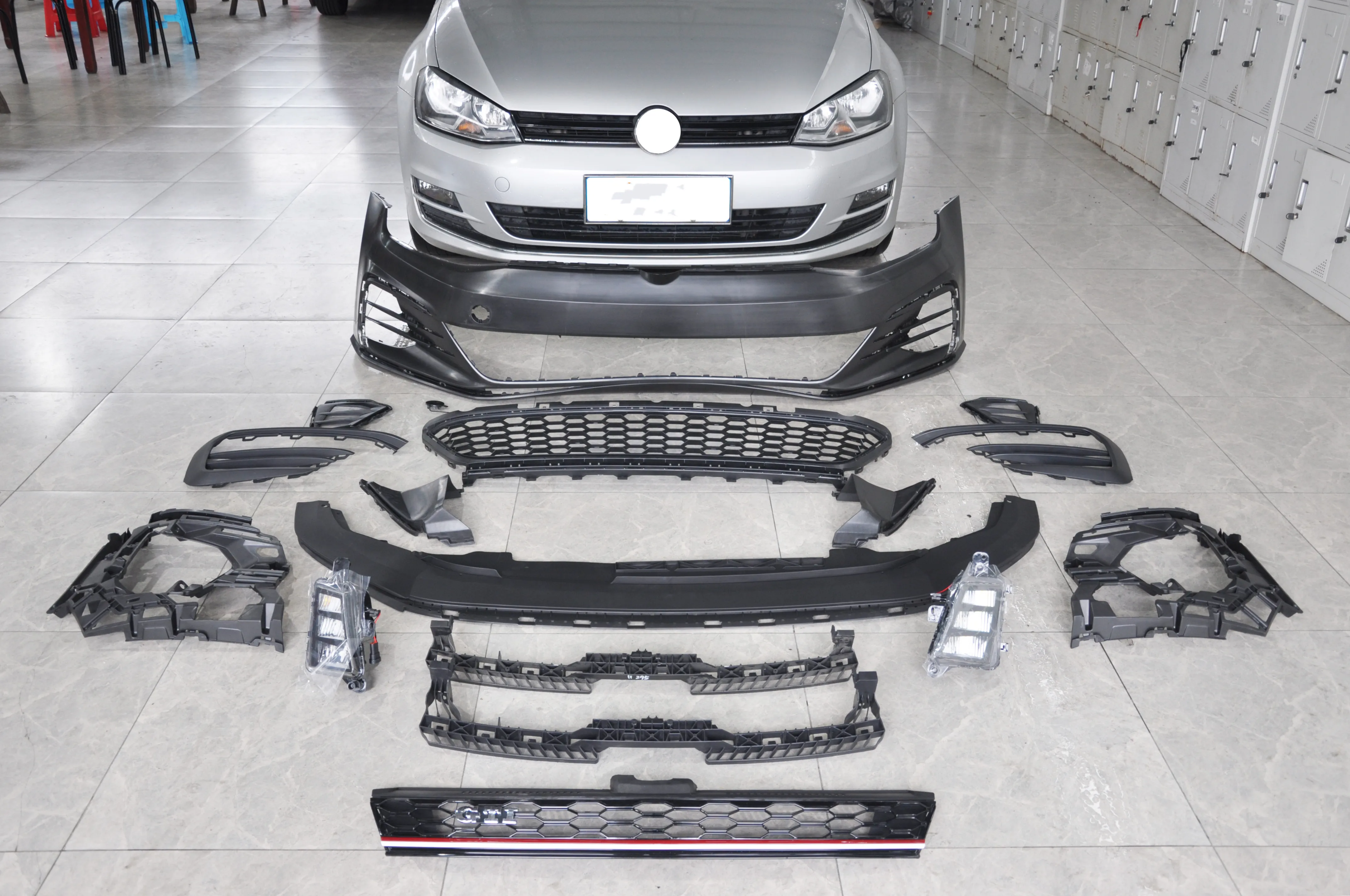 Golf 7 Body Kit - Front Bumper Upgrade for Volkswagen GTI