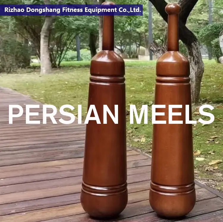 Oak Wood Tear Drop Indian Clubs - Perfect for Shoulder Workouts