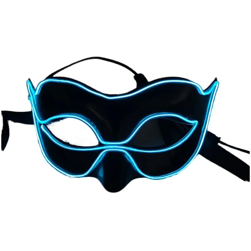 Halloween Luminous Princess Masquerade Upper Half Face Mask Dance ...