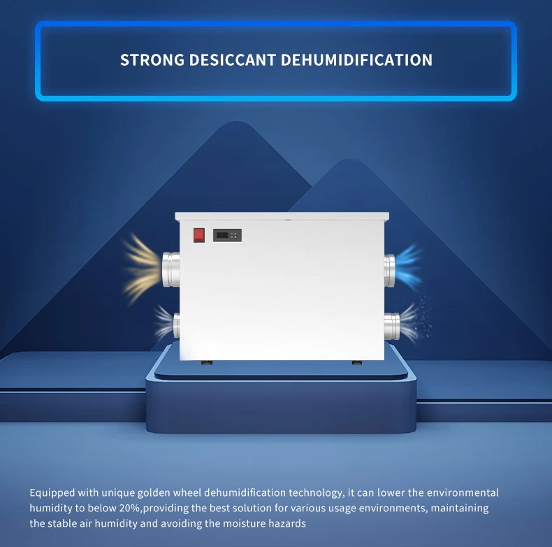 Josem E2 Desiccant Rotary Wheel Dehumidifier Adsorption Industrial ...