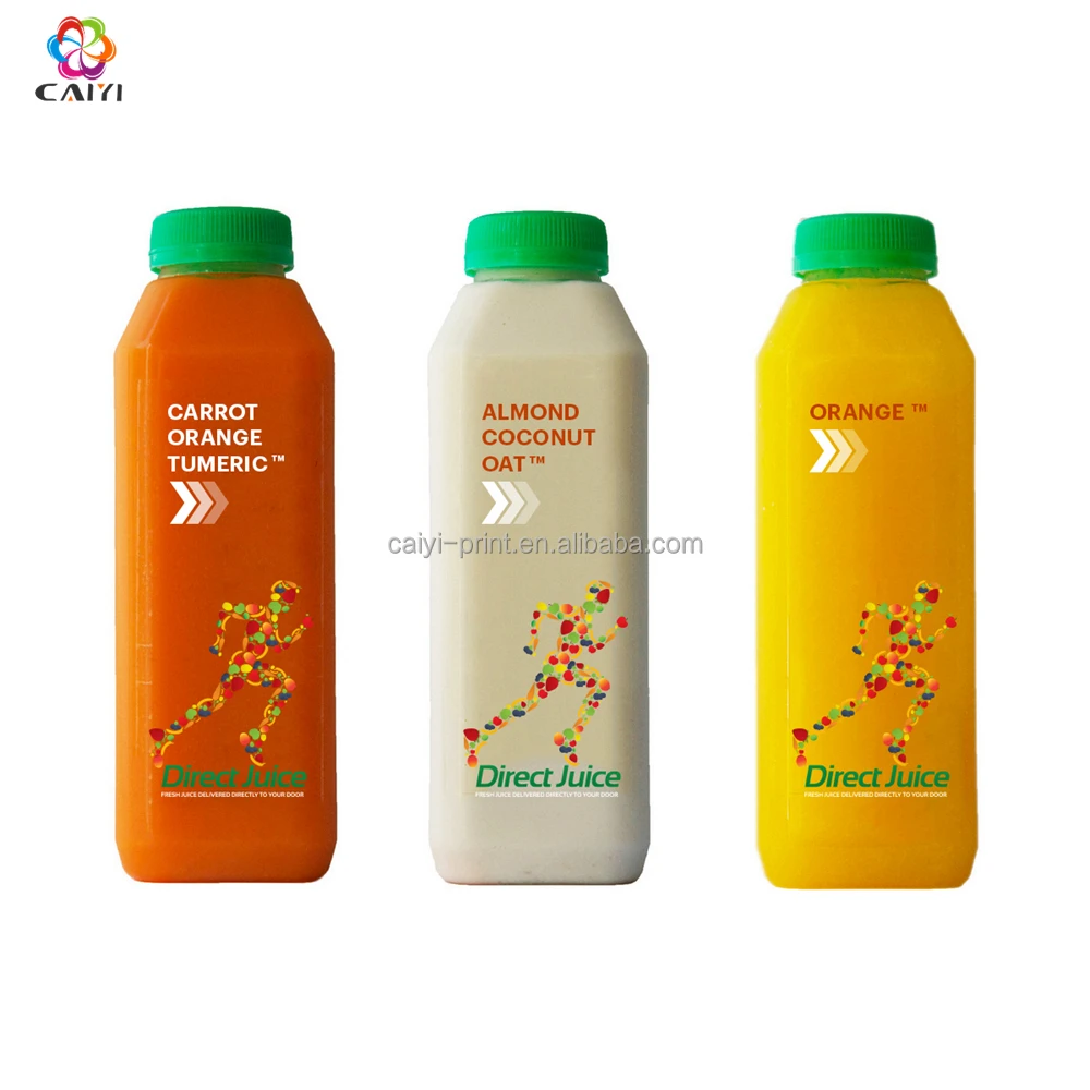 Adhesive Beverage Labels Juice Bottle Label Printing Sticker Labels ...