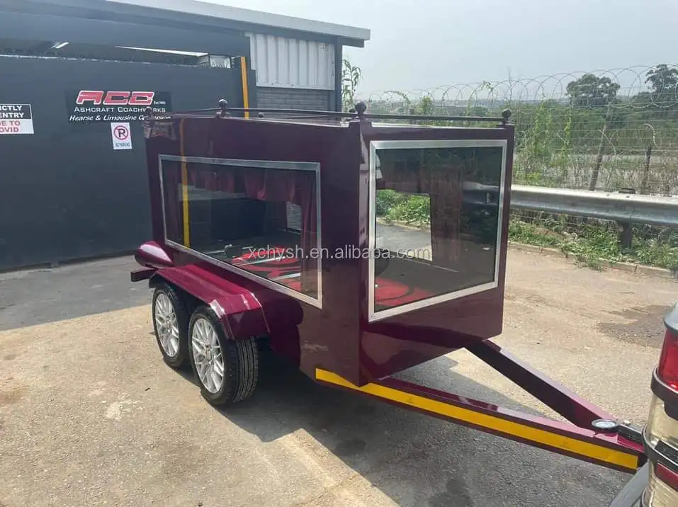 Popular Hearse Trailer/Holy Horse Drawn Hearse/Classic Casket Chariot ...