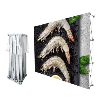 Quick Display Foldable Pop Up Banner Backdrop Stand Tension Fabric ...