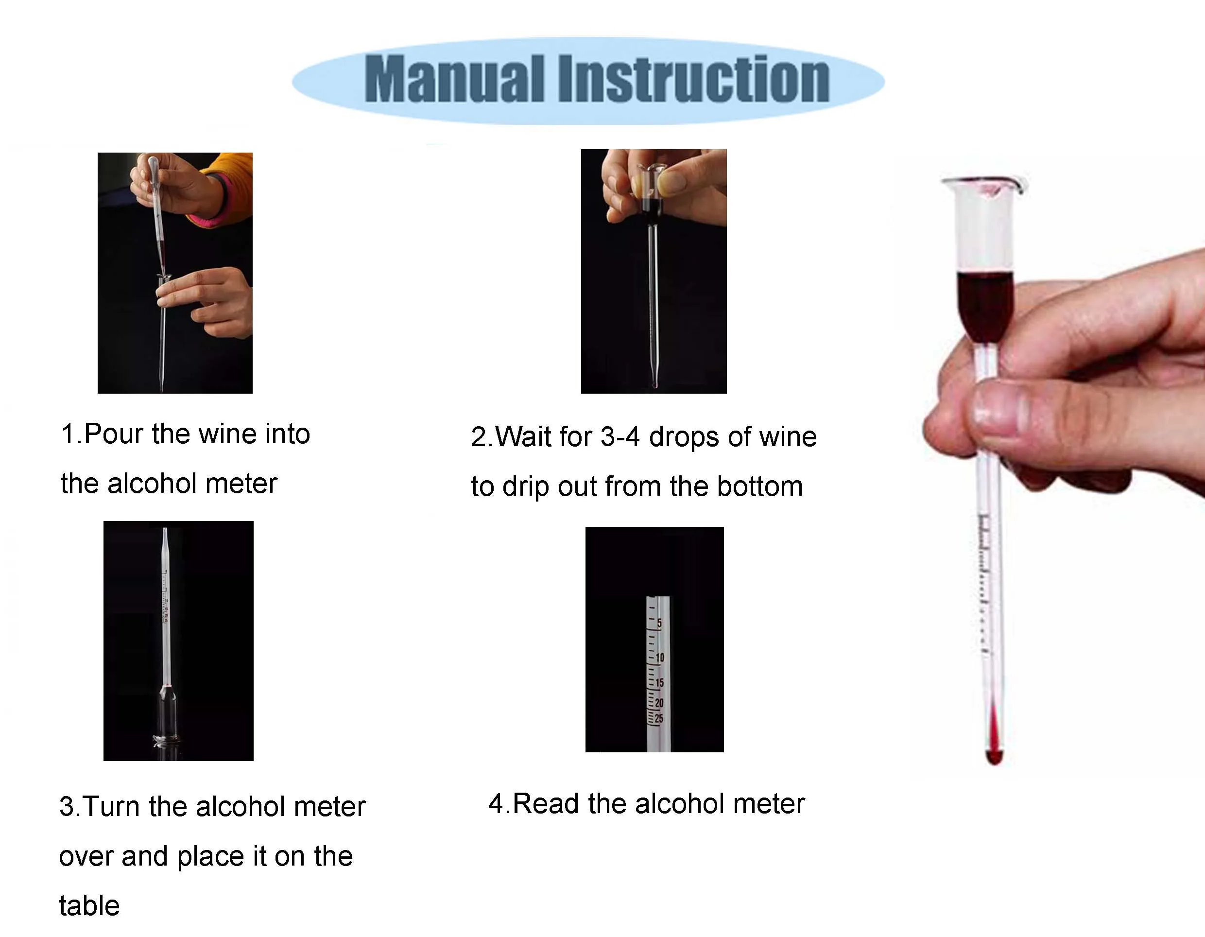Alcohol Meter Tester - Measure Wine Percentage Accurately