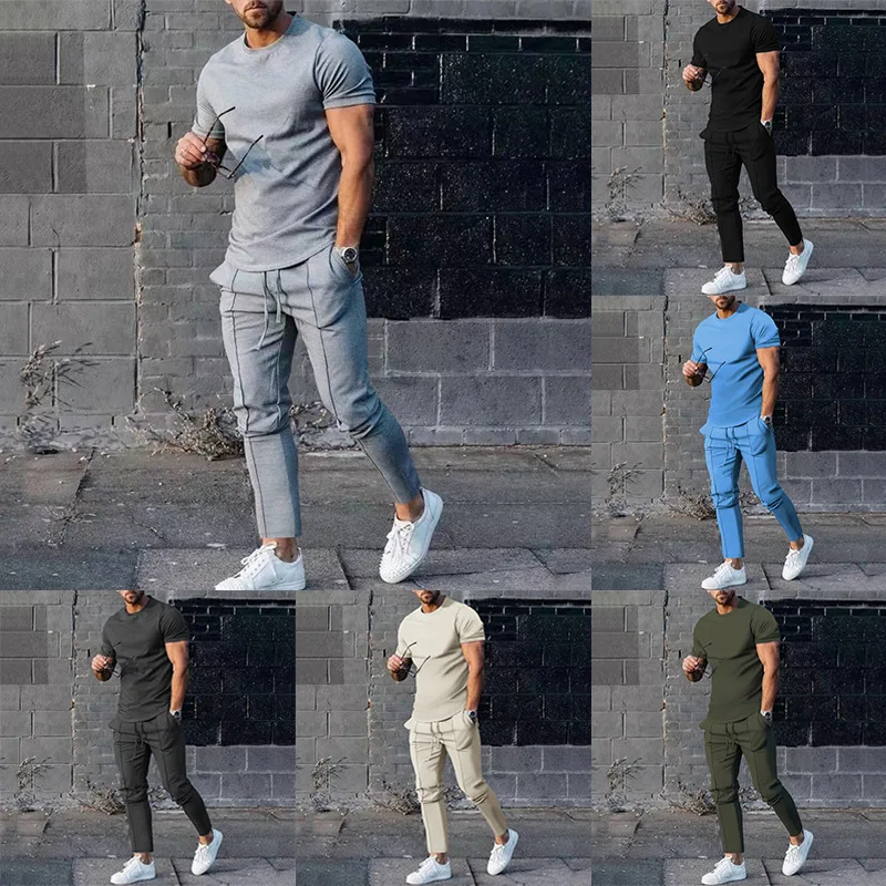 Custom Men Shorts Sets Customized Logo Mens Matching Two Piece Summer 2 ...