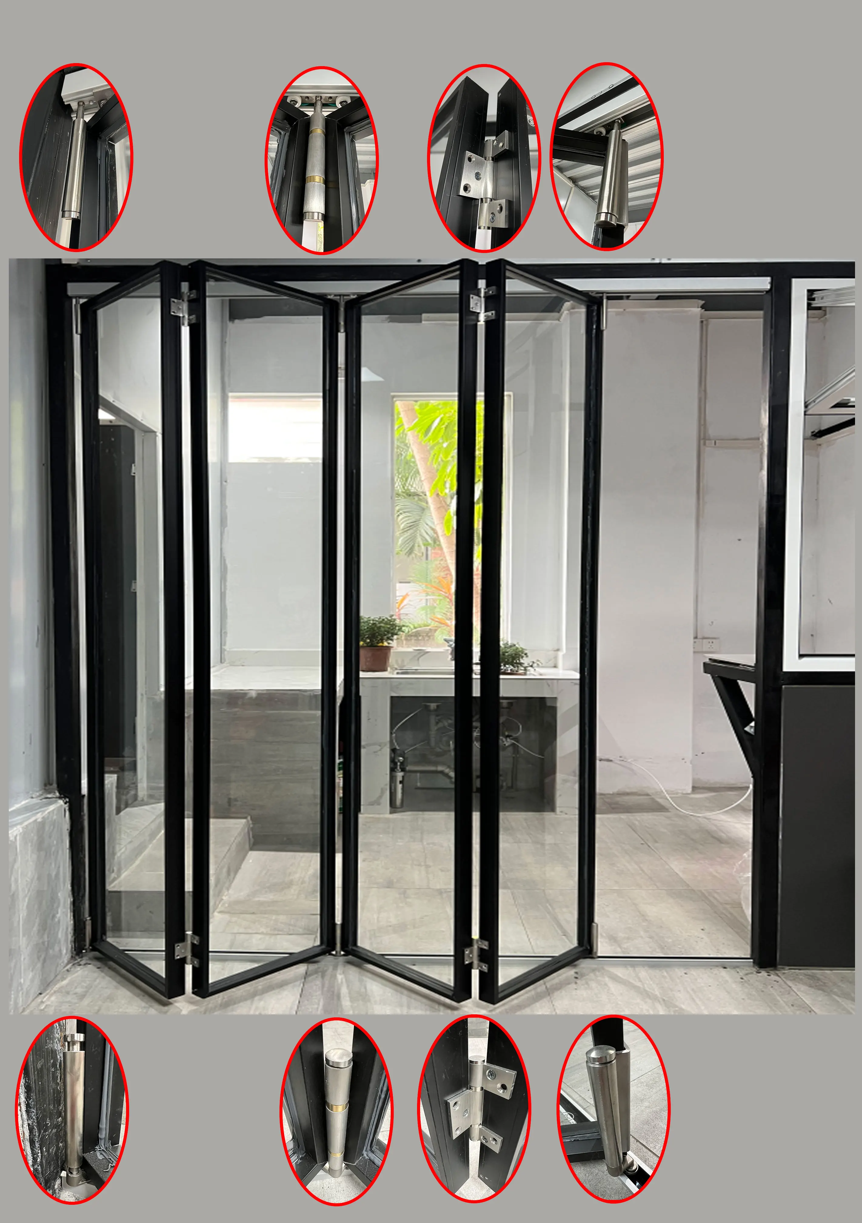 Durable Folding Sliding Door Hardware - Modern & Versatile