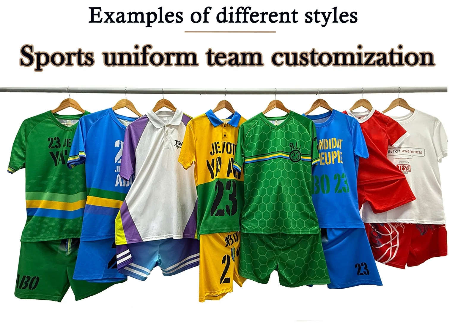 Bulk Order Team Jerseys Kits Cheap Shirt Round Collar Football Training ...