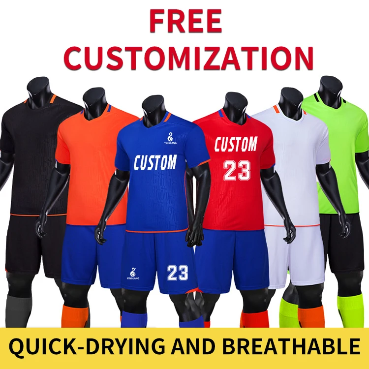 Wholesale Men Uniformes De Futbol Soccer Football Jersey Sublimation ...