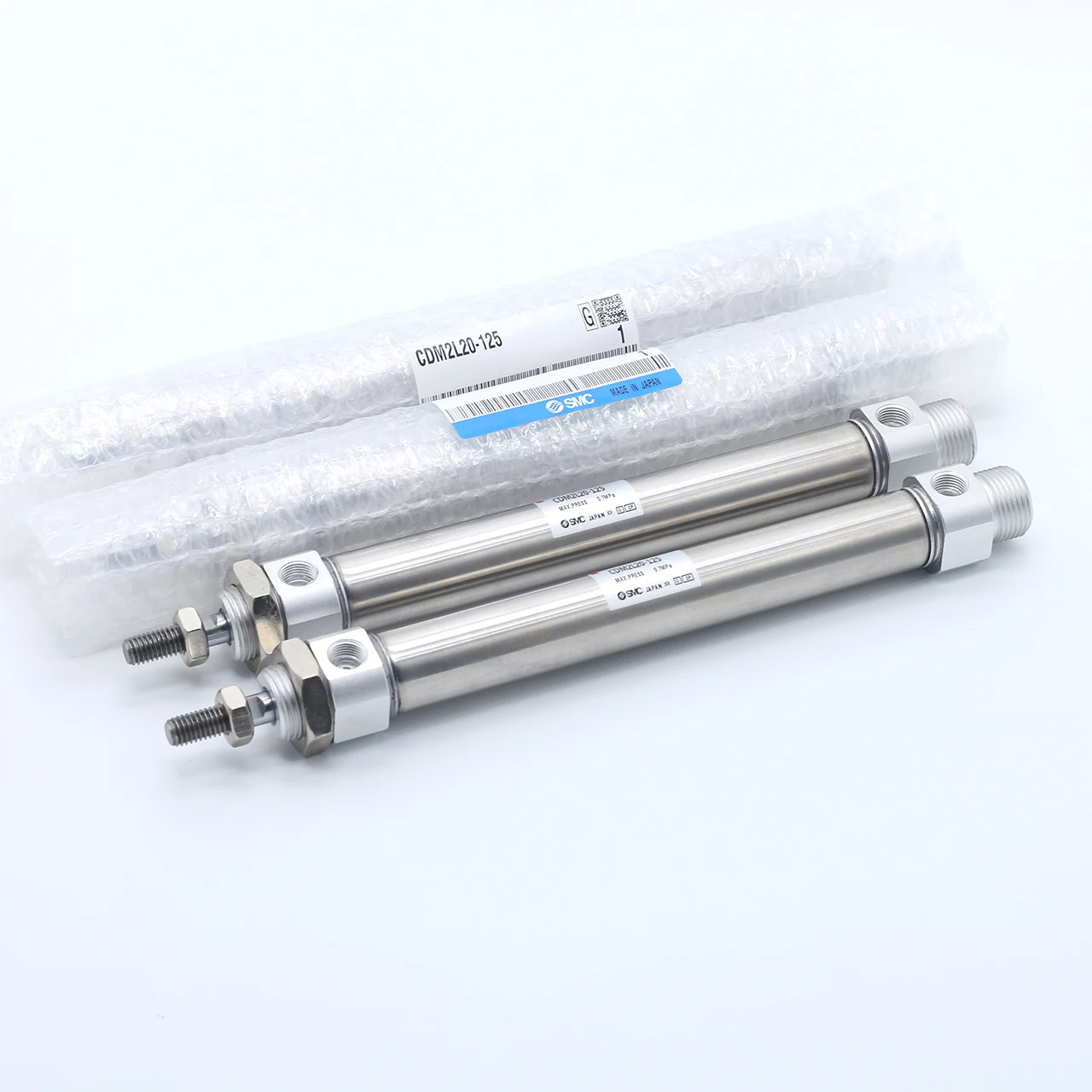 SMC Pneumatic Air Cylinder CM2E, Double Acting, Aluminum Alloy, 0.05-1 ...