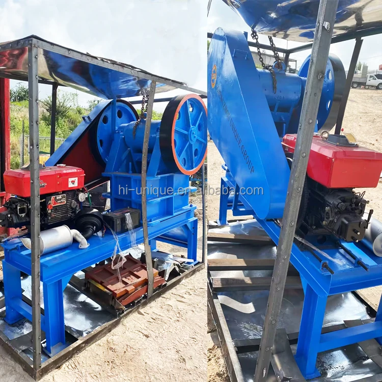 High Performance Diesel Engine Jaw Crusher for Rock Ore in Quarry ...