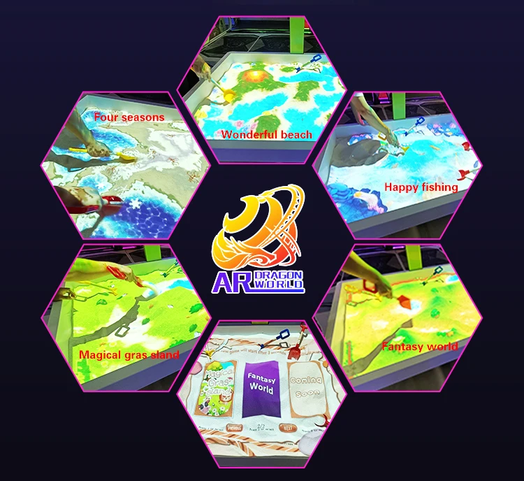 AR Interactive Sandbox - Magic Kids Game & 3D Projection