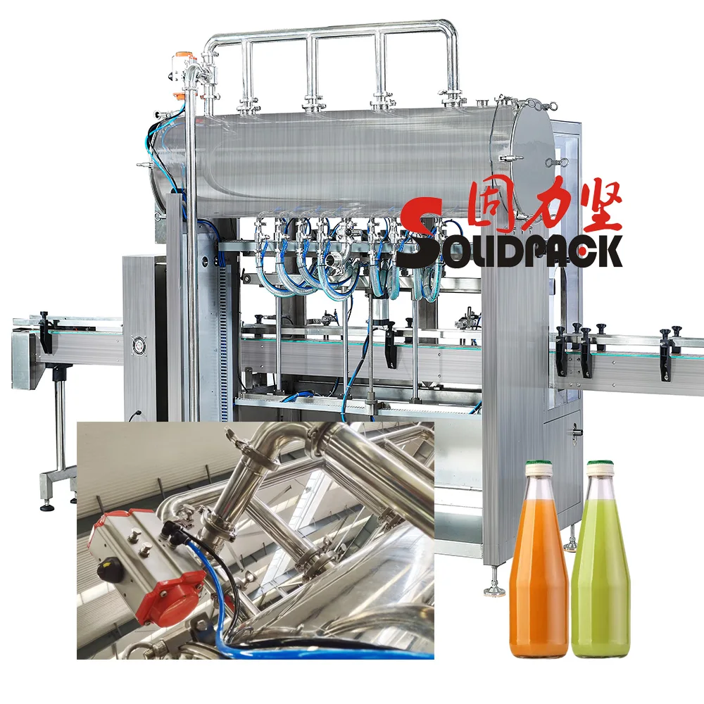 Solidpack Automatic Soy Sauce Fruit Juice Milk Liquid Gravity Overflow ...
