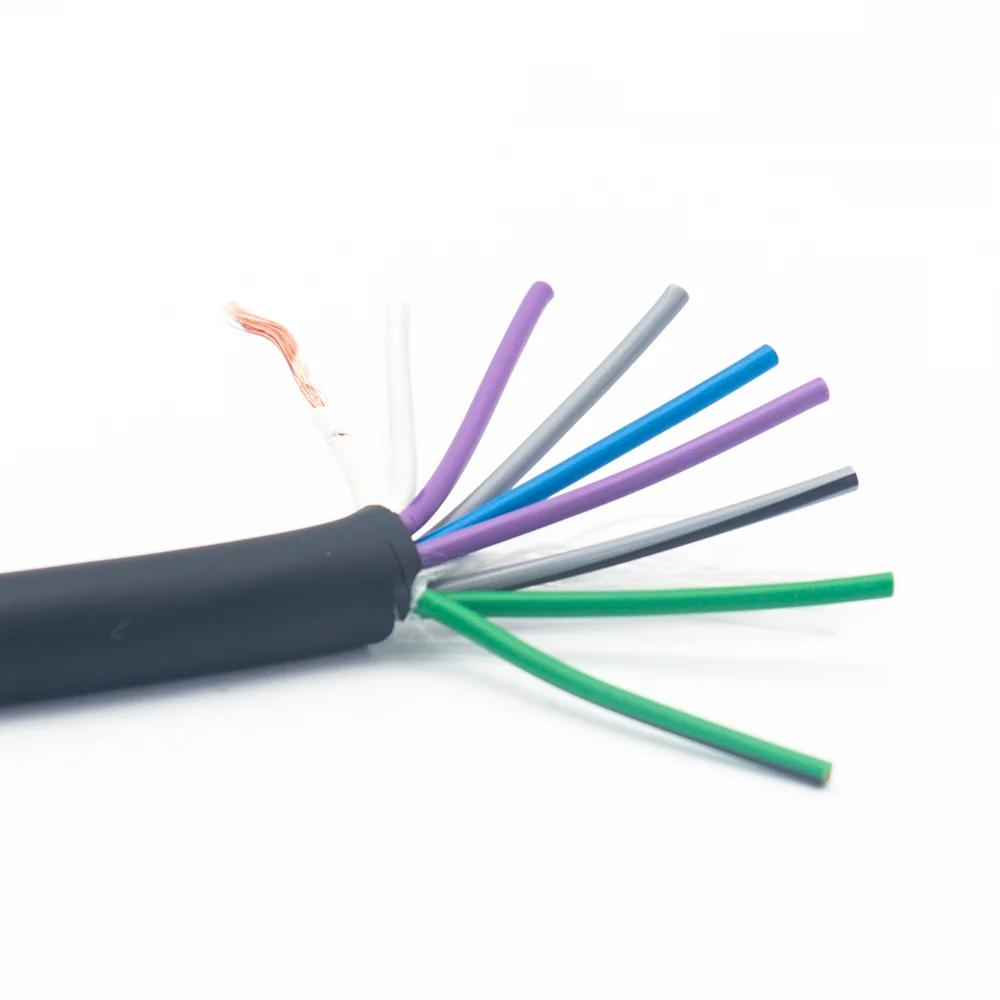 9 Conductor Speaker Cable 18awg 16awg Pure Copper Ofc 4 Channel Speaker ...