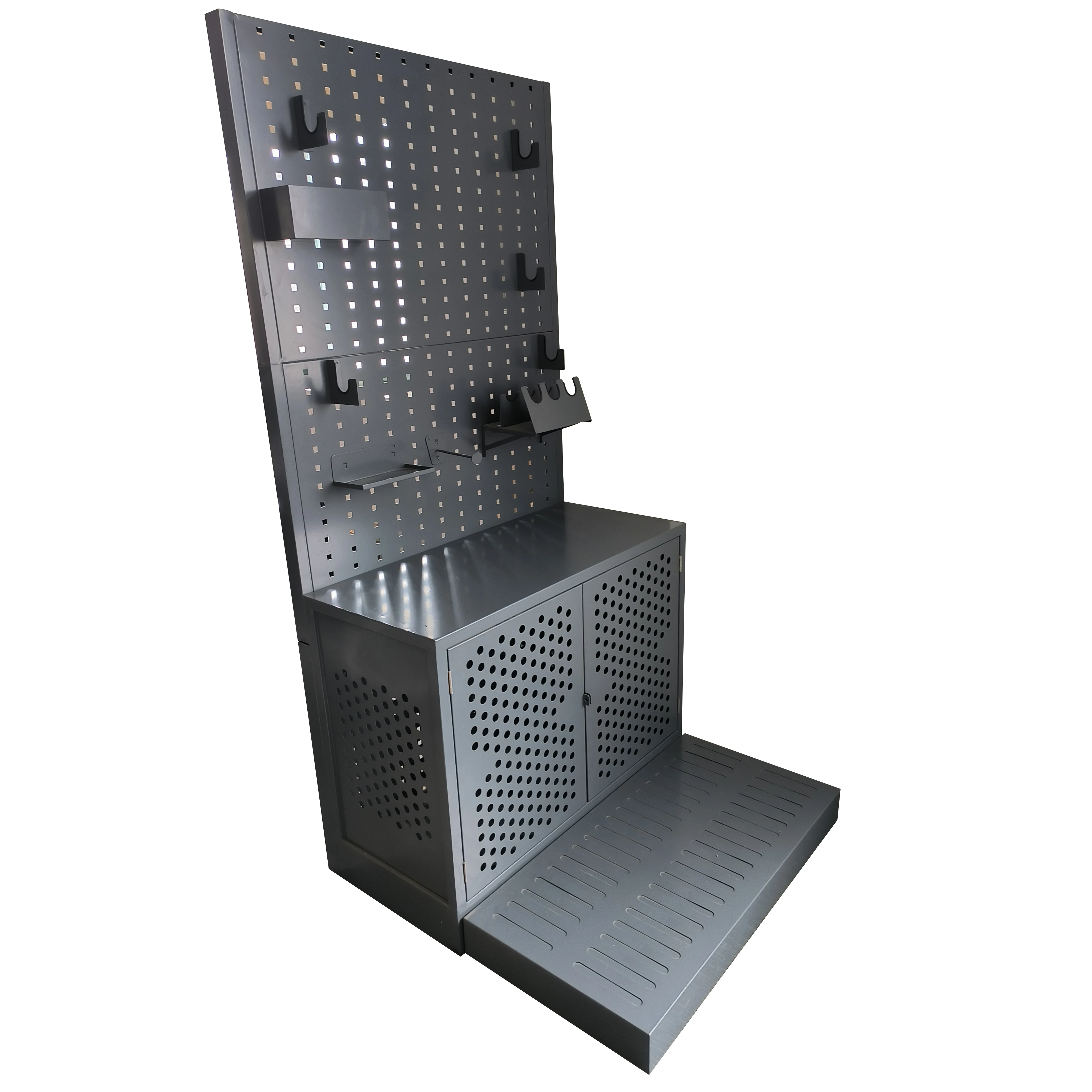 Customized Metal Floor Stand Gun Display Stand Tool Display Stand - Buy ...