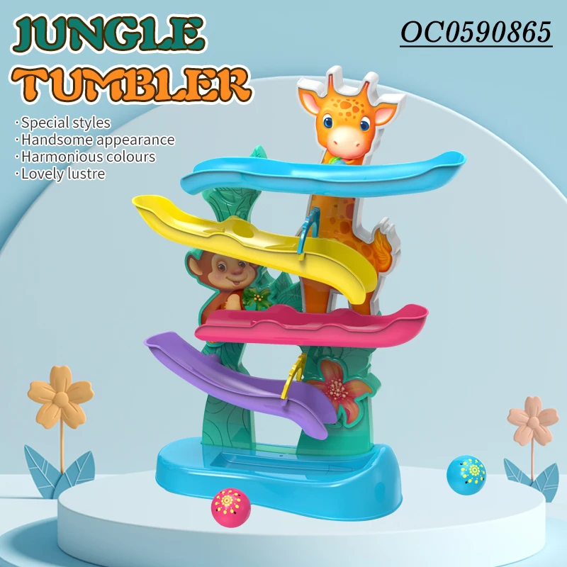 Supply Indoor educational track toy slot roll a ball toy education ...