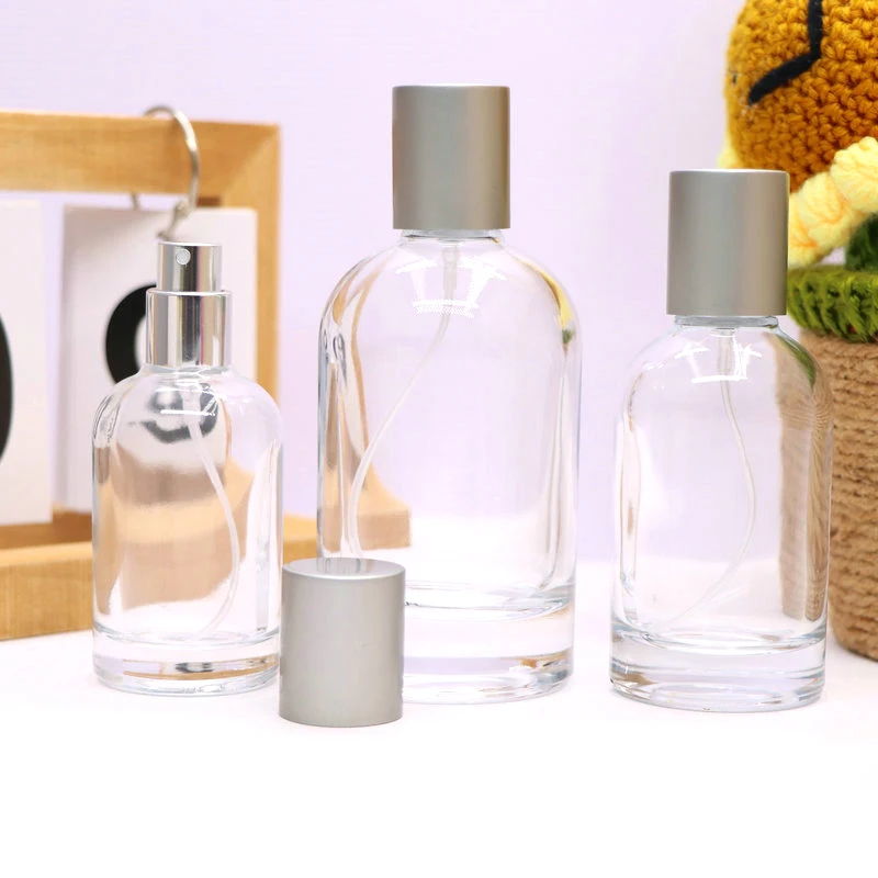 Luxury Cylinder Parfum Botol 30ml 50ml 100ml Heavy Base Glass Perfume ...