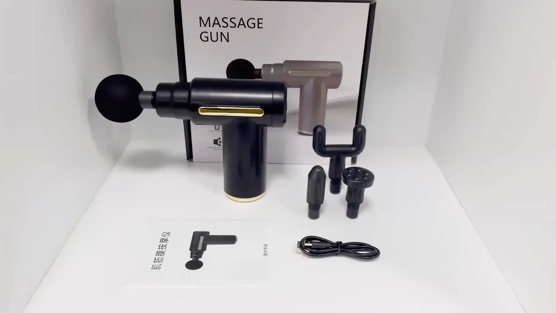 2023 Cheap Mini Fascial Gun Massager Pocket Size Massage Gun With 6 ...