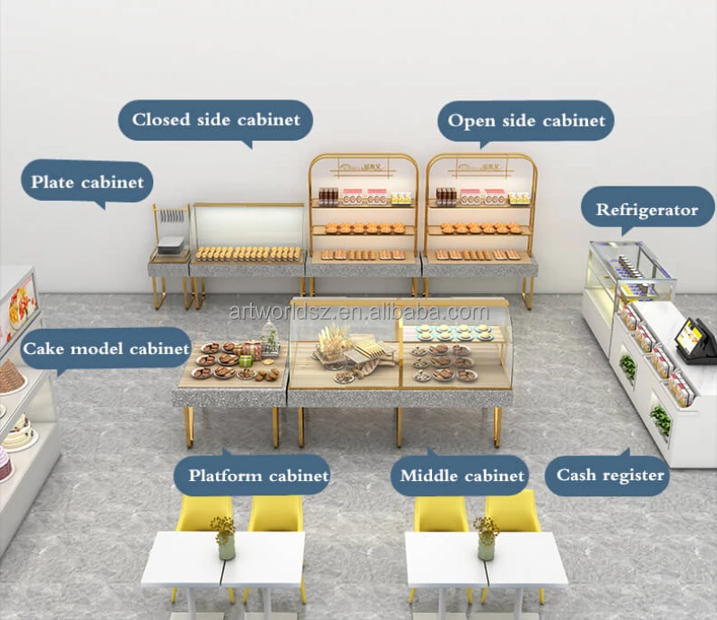 Artworld Displays Small Convenience Store Snack Shelves Wooden Candy ...