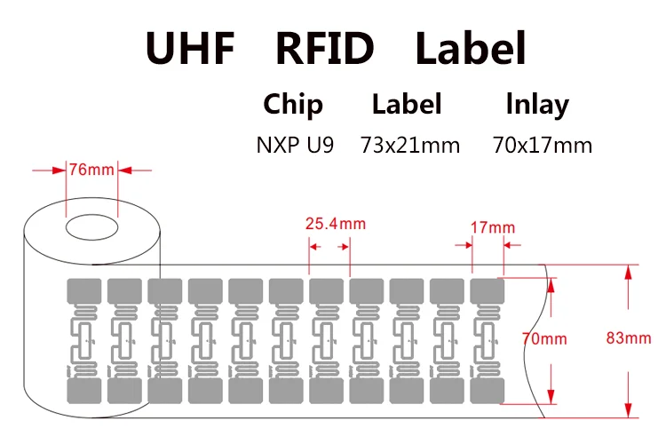 Uhf Sticker Retail Merchandise Management Price Electronic Label Shelf ...