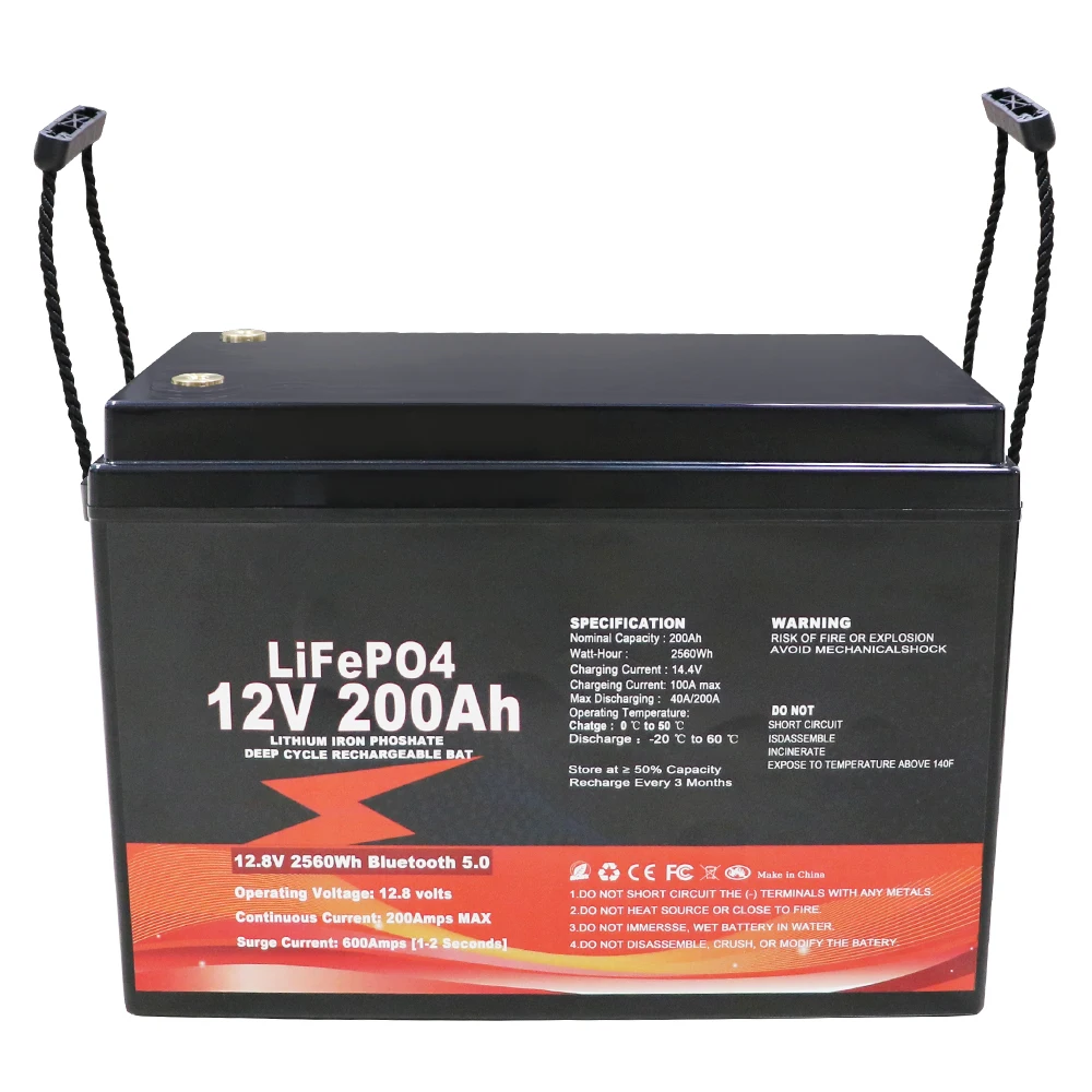 Lifepo4 12V Energy Storage Battery - 24V to 48V Options