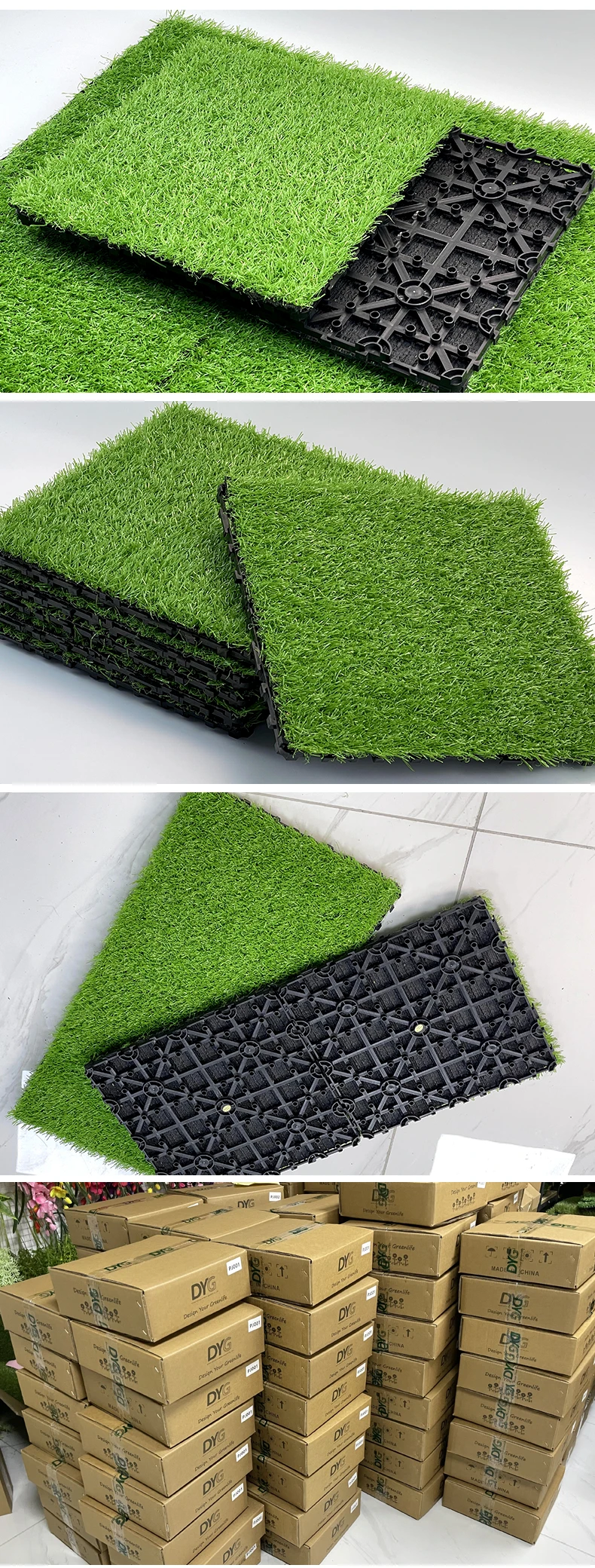 Artificial Grass Floor Tiles - Durable & Versatile Mats