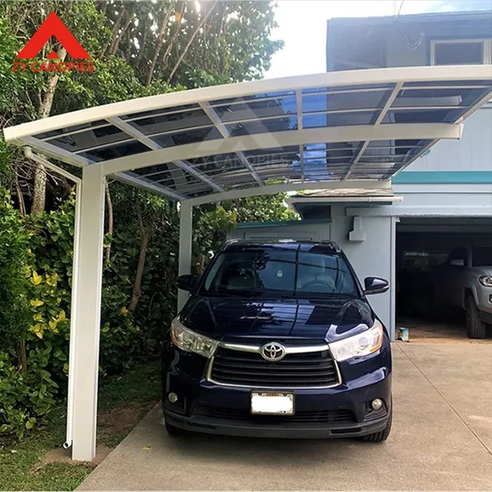 Outdoor 2 Car Metal Carport Aluminium Garages Carport For Parking ...