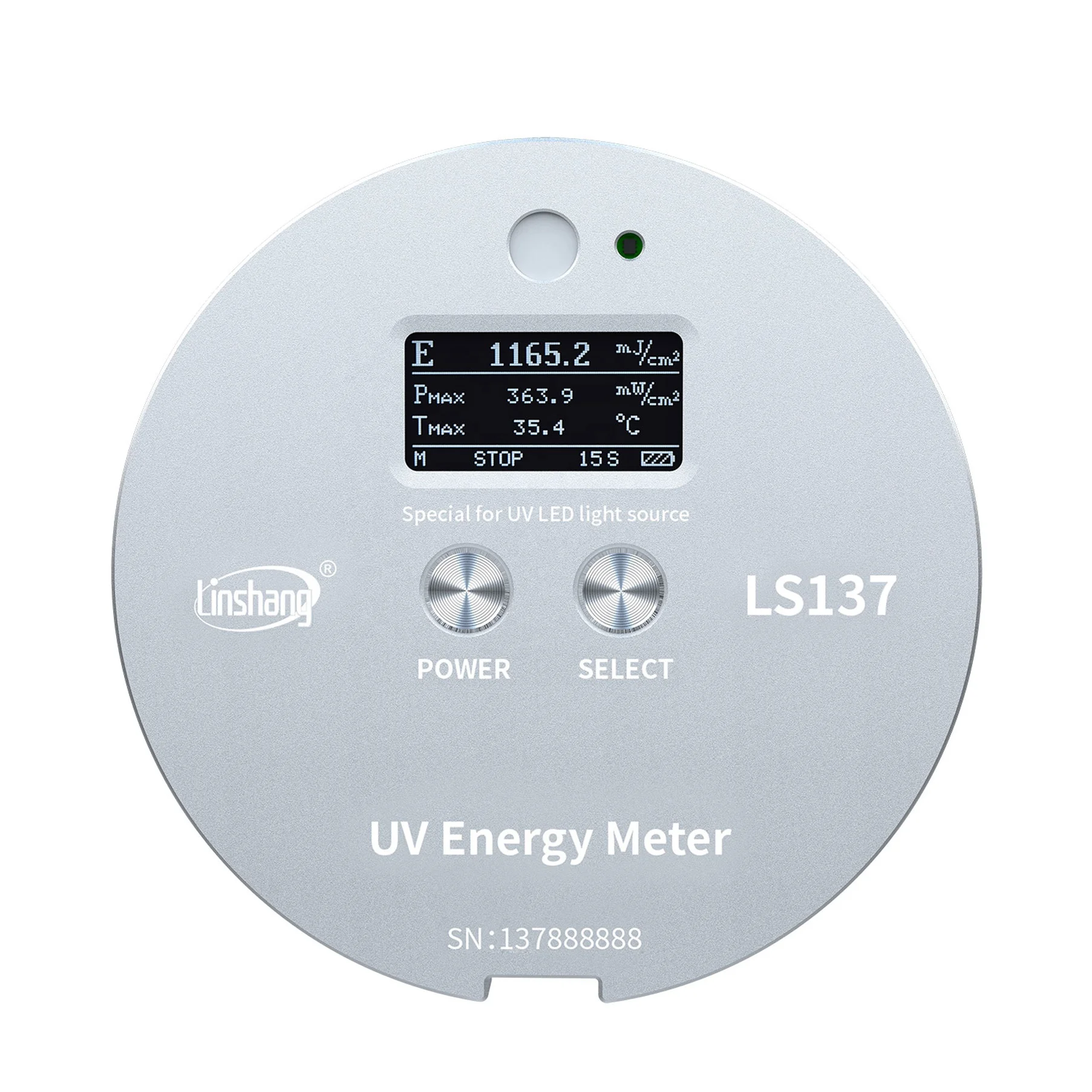 Ls137 Uvaled Light Source Energy Meter Uv Radiation Meter 365nm 385nm ...