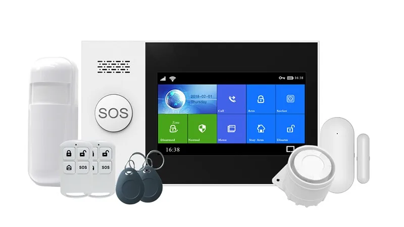 Hot Sale Tuya Wifi Gsm 4g Wireless And Wired Burglar Smart Alarm House ...