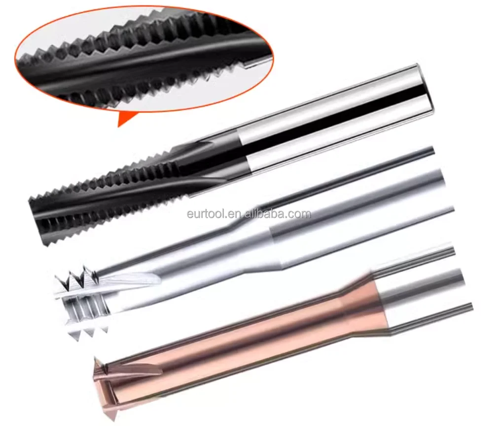 Solid Carbide Color Coated T-type Multifunctional Thread Milling Cutter ...